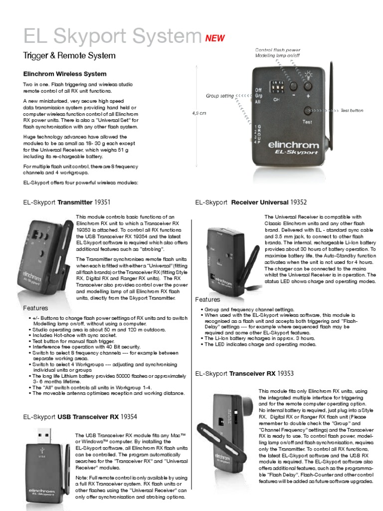 Skyport Info | PDF | Flash (Photography) | Wireless