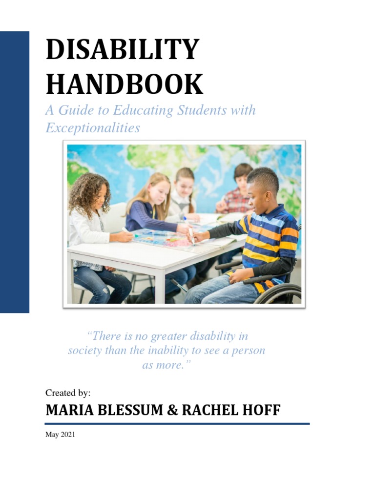 Disability Handbook PDF | PDF | Autism | Disability