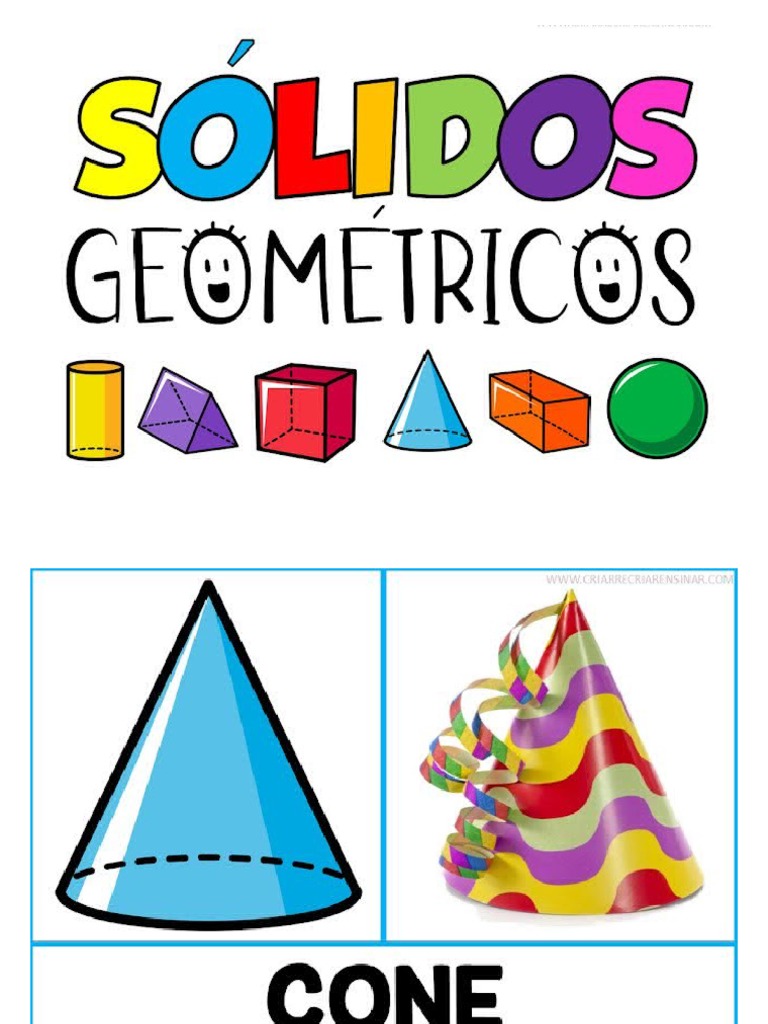 Cartaz Sólidos Geométricos | PDF