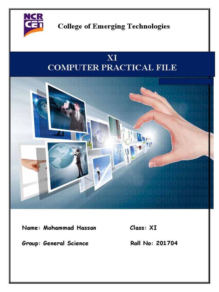 XI Main-File Computer Practical | PDF | Muhammad Ali Jinnah | Computer File