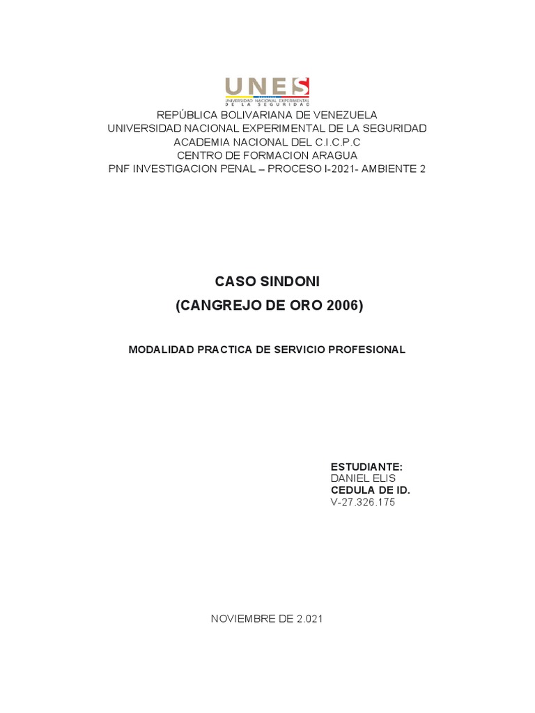 Asesinato de Filippo Sindoni en Maracay | PDF | Secuestro | Venezuela
