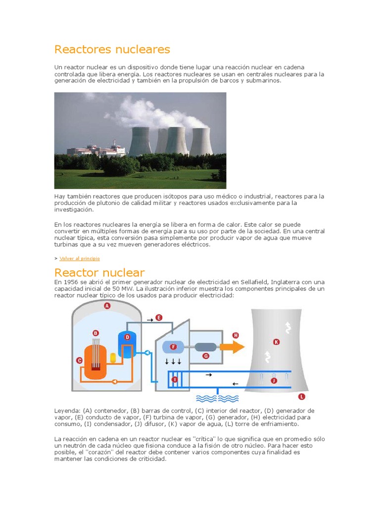 Reactores Nucleares | PDF | La energía nuclear | Reactor nuclear