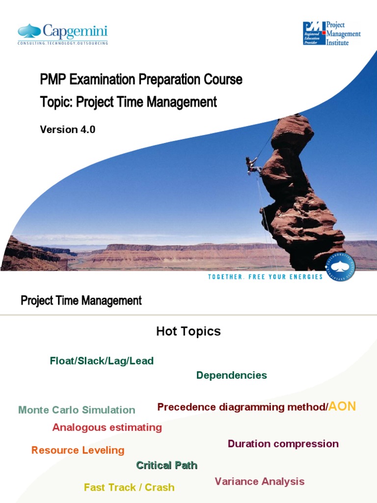 PMP Project Time Management PMBOK V4.0 | PDF | Project Management ...