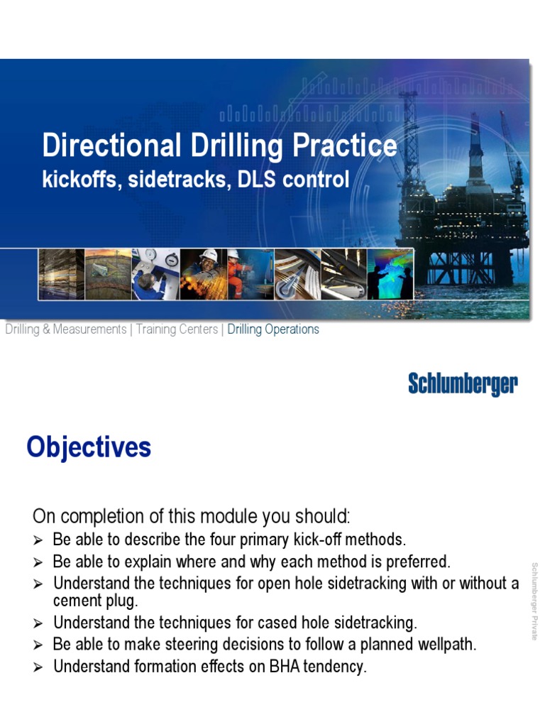 Directional Drilling - Manual C - Schlumberger | Download Free PDF ...