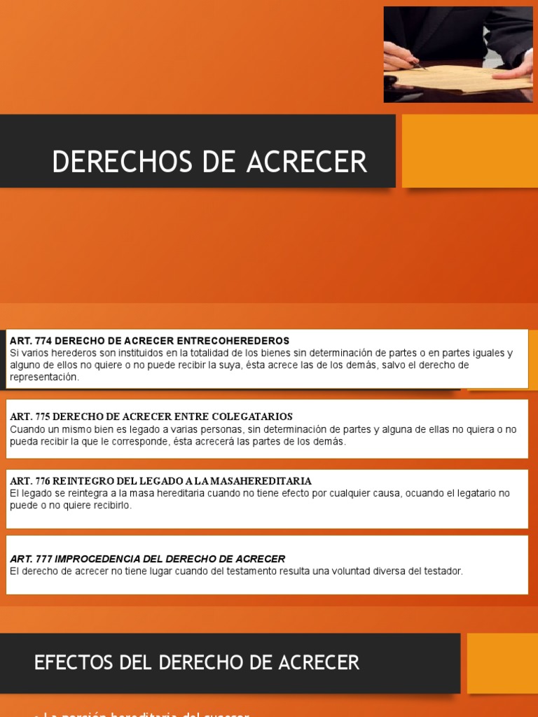 Derechos de Acrecer | PDF