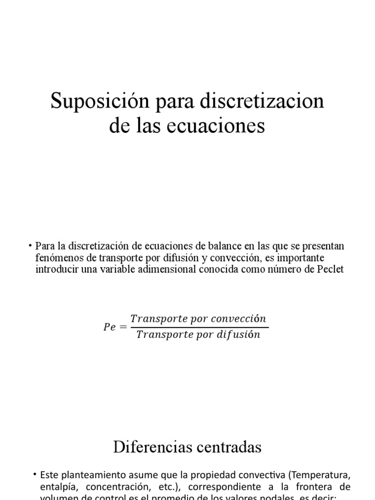 Discretizacion de Las Ecuaciones | PDF