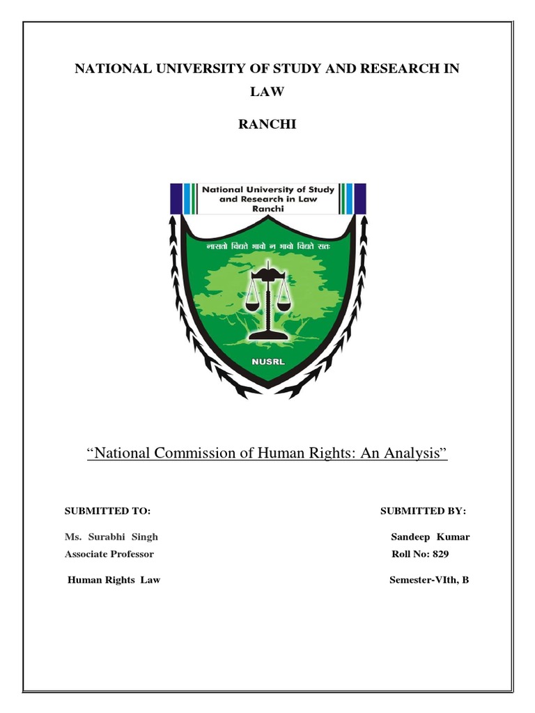 Project of Human Rights Law | PDF | Human Rights | Rights