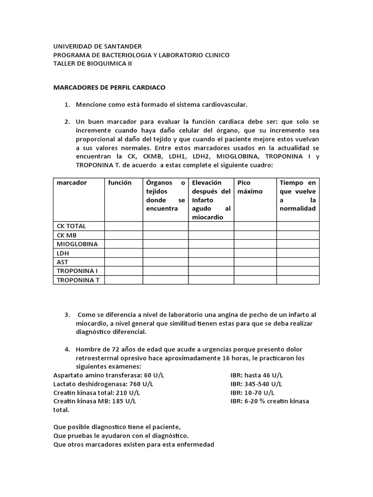 Guia de Perfil Cardiaco | PDF