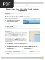 Water Displacement Method Guide | PDF | Home & Garden