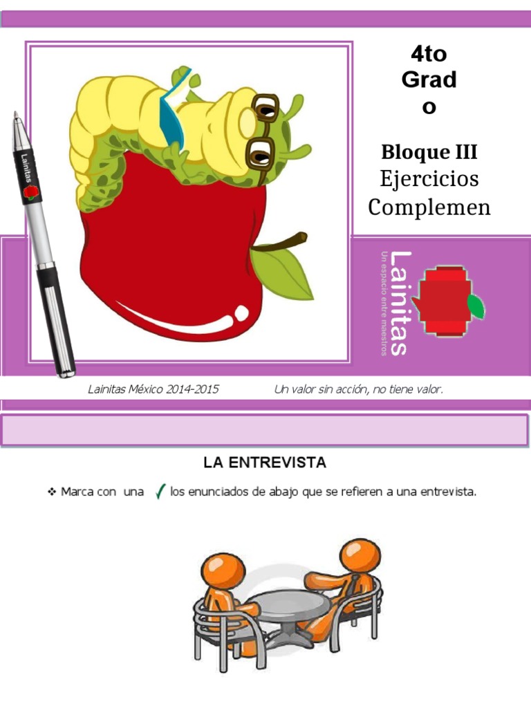 4to Grado - Bloque 3 - Ejercicios Complementarios | PDF | Alimentos | Hernán Cortés