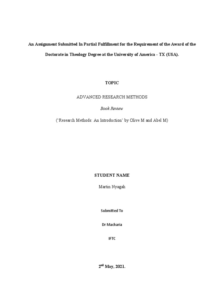 2 My DDM Research | Download Free PDF | Statistics | Validity (Statistics)