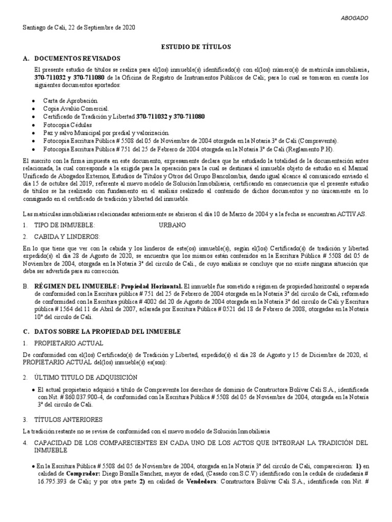 Sandra Willman Carvajal - Sib - 2019 - 1588010 | PDF | Hipoteca ...