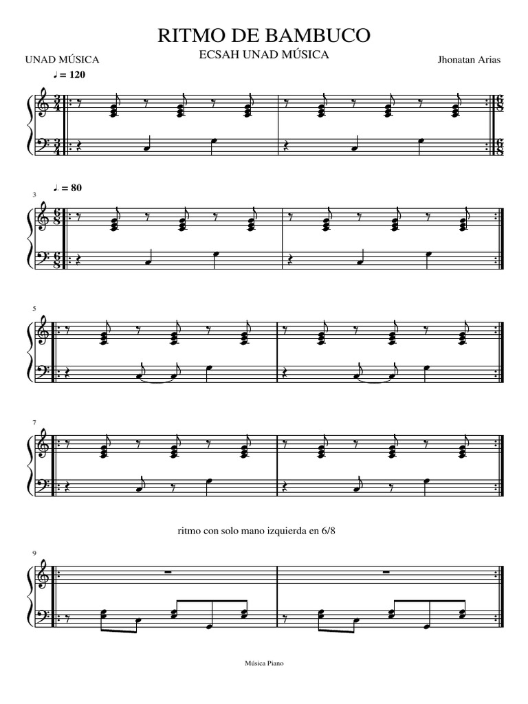 Ritmo de Bambuco | PDF