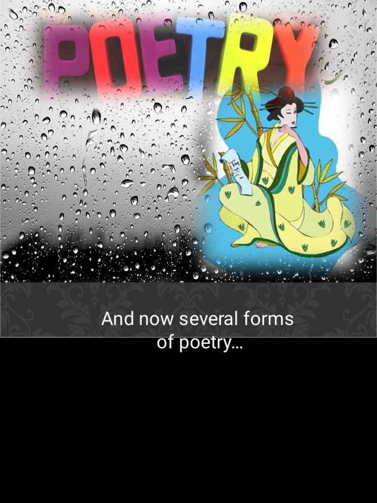 Forms of Poetry: A Comprehensive Look at Common Poetic Forms | PDF ...