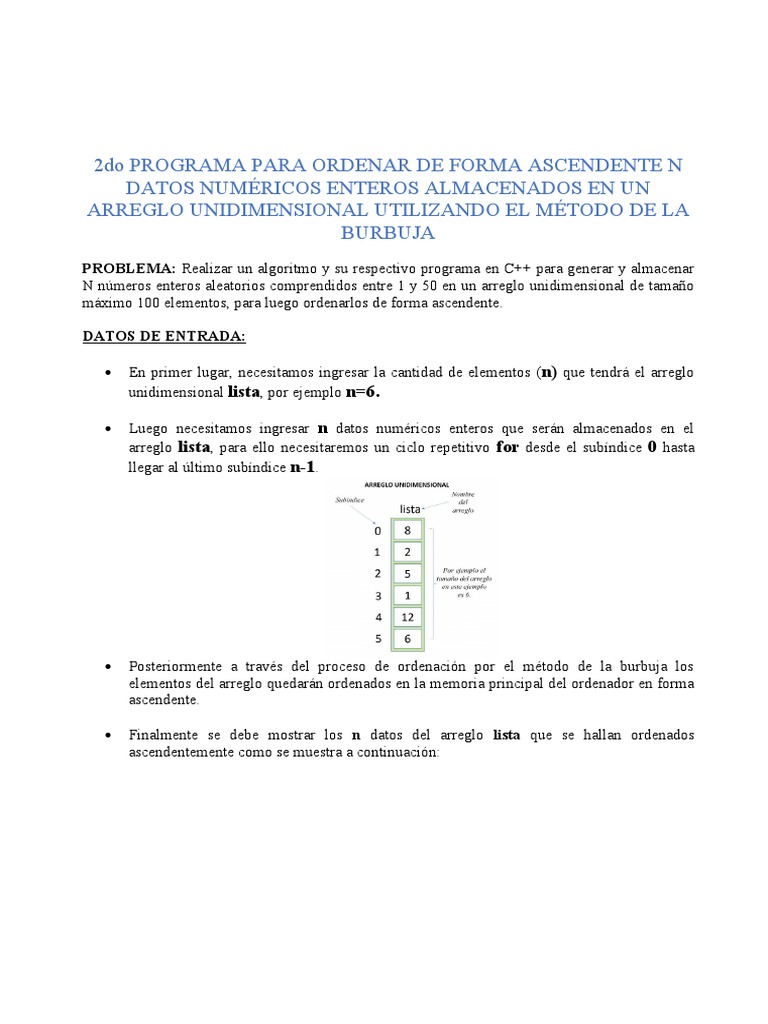 2do PROGRAMA ARREGLOS UNIDIMENSIONALES | PDF | C ++ | Informática
