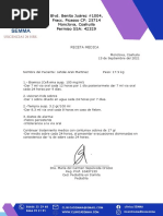 Receta Editable | PDF