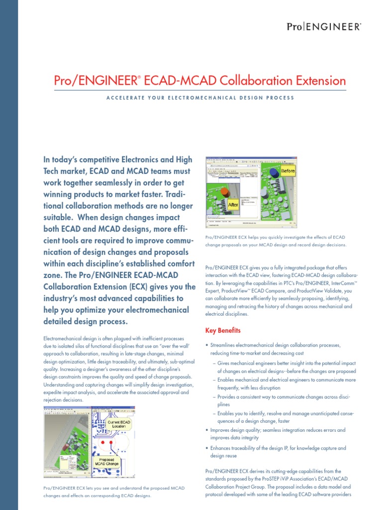 ECAD-MCAD Collab Option | PDF | Computing | Engineering