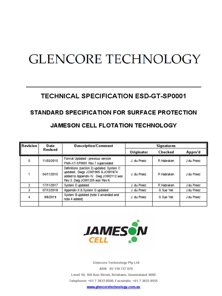 ESD-GT-SP0001 Surface | PDF | Specification (Technical Standard) | Galvanization
