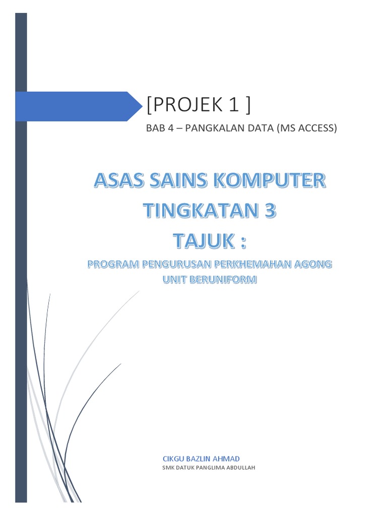 Projek Database 1 - Unit Beruniform | PDF