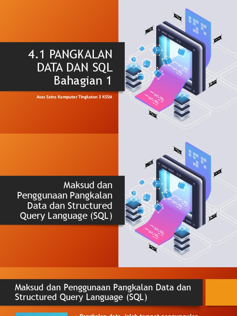 4.1 Pangkalan Data Dan SQL Bahagian 1 | PDF