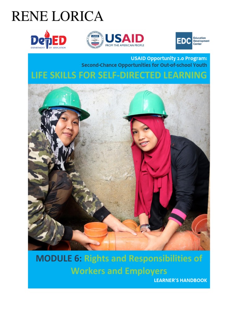 Life Skills Module 6 Rights and Responsibilities | PDF | Employment ...