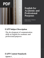 Intro To EAPP | PDF | Vocabulary | Concept