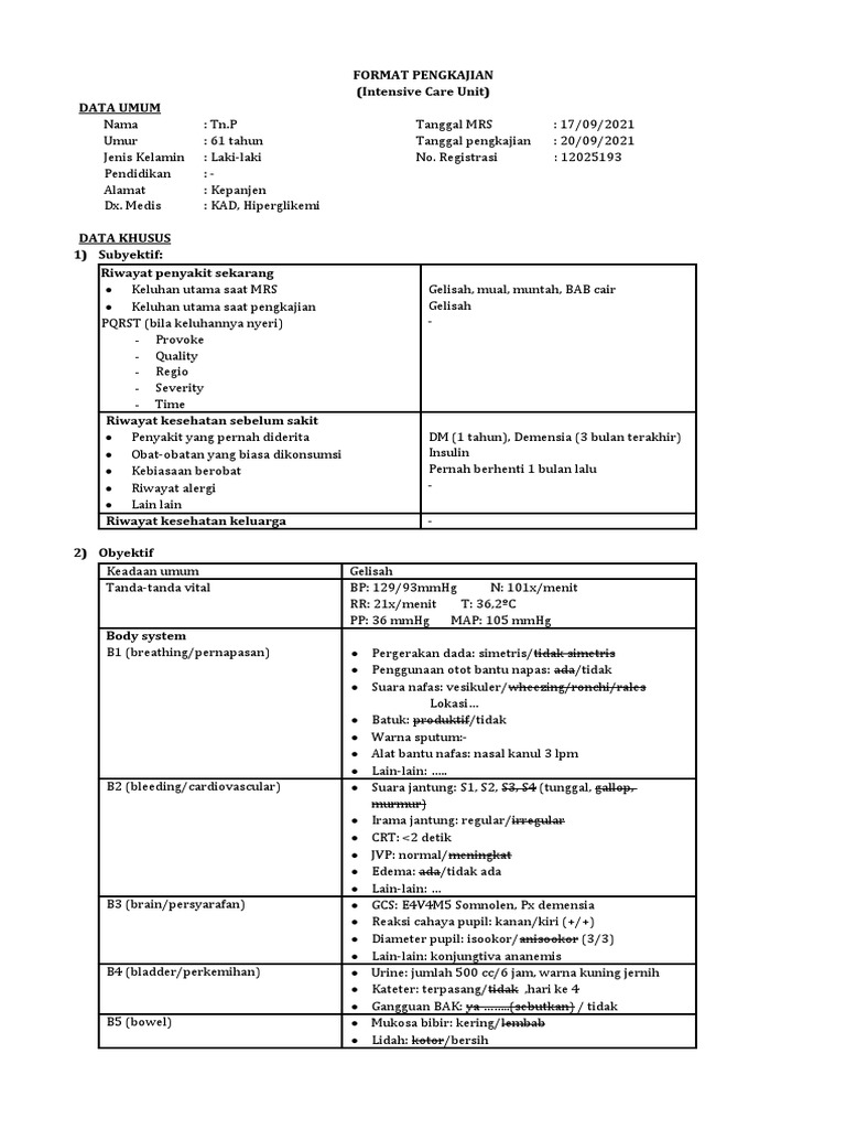 Askep Kad Dan Hiperglikemi | PDF