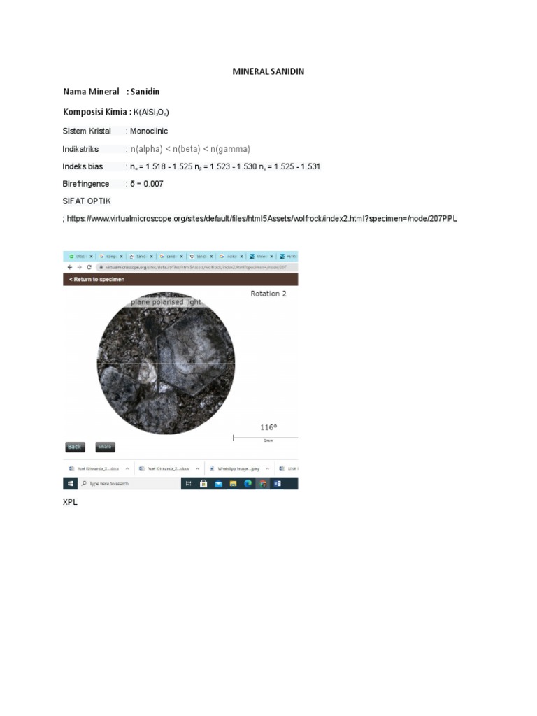 A Glimpse into Sanidine: A Common Feldspar Mineral | PDF