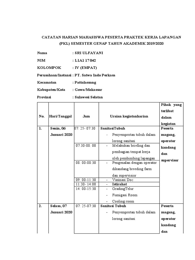 Catatan Harian Sriii | PDF | Teknologi & Rekayasa