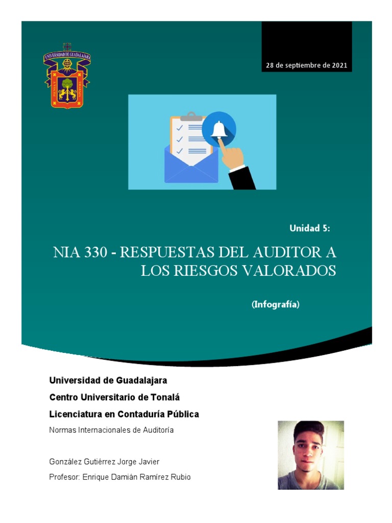 JJGG - NIA 330 - Infografía Respuestas Del Auditor a Los Riesgos ...