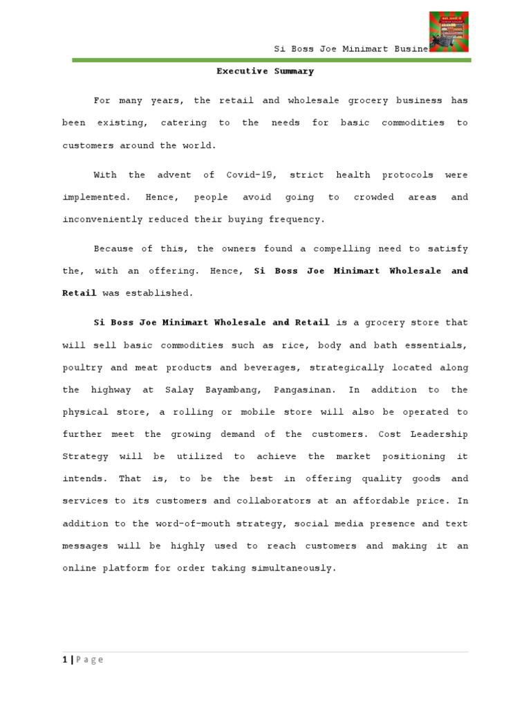 Rolling Store Market Analysis | PDF | Retail | Expense