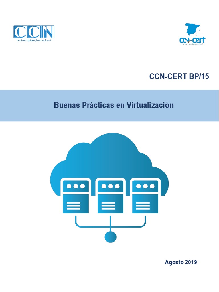 CCN-CERT BP 15 Buenas Practicas Virtualizacion | PDF | Red de computadoras | Máquina virtual