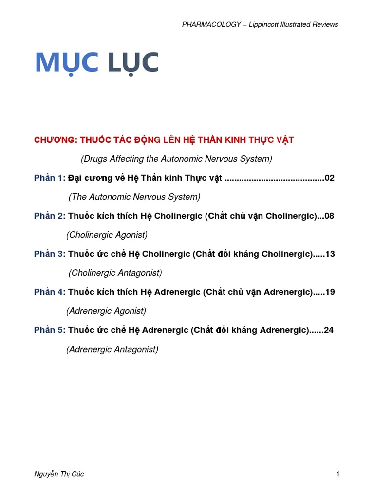 Trắc nghiệm Dược lý có đáp án Thuốc TĐ trên Hệ TKTV | PDF