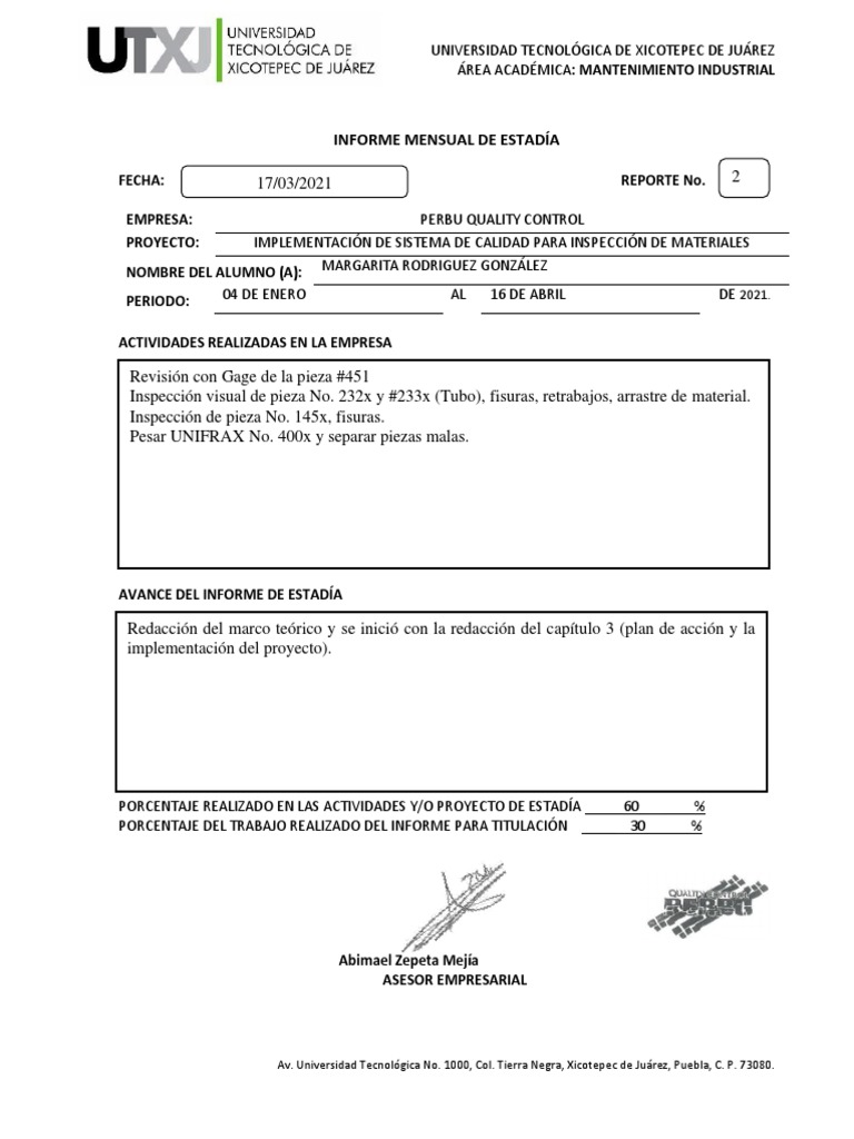 170539-Segundo Reporte | PDF