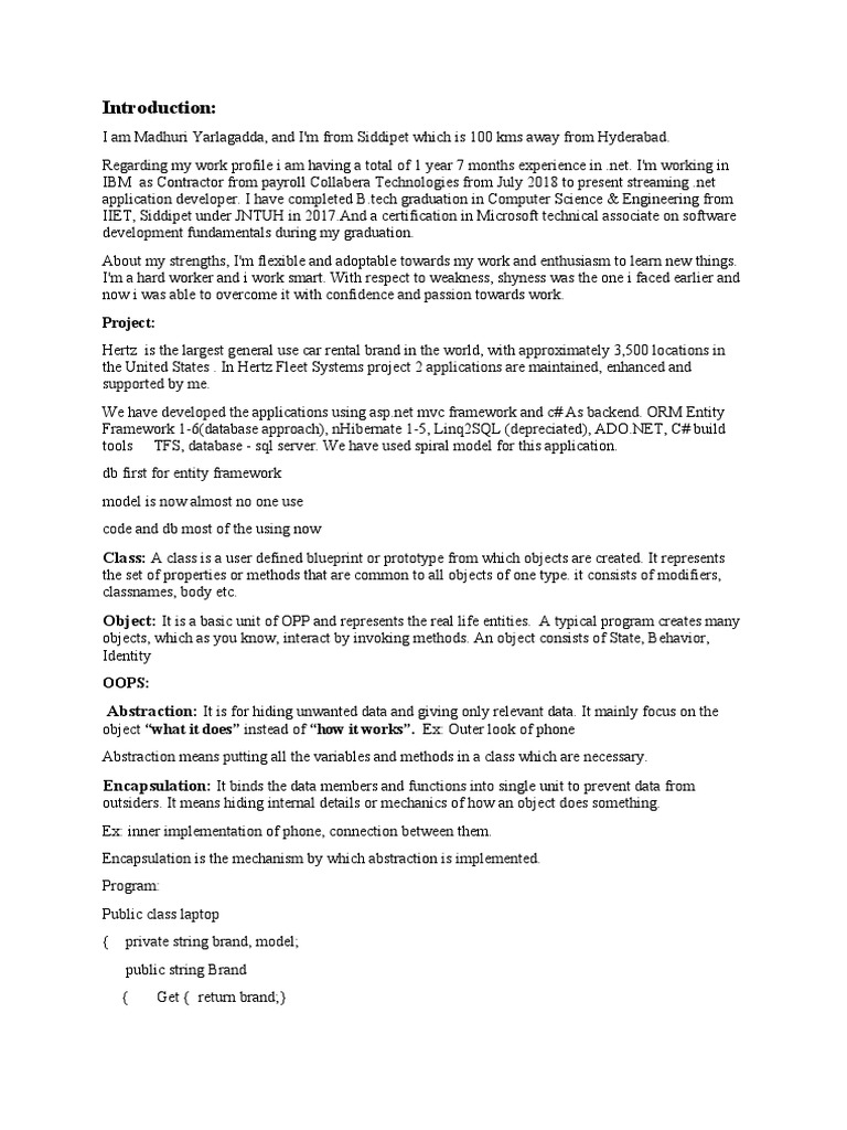 Project Class Pdf Programming Constructor Object Oriented Programming