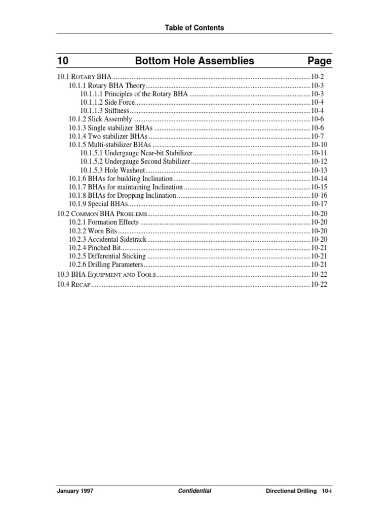 Bottom Hole Assembly Design Principles | PDF
