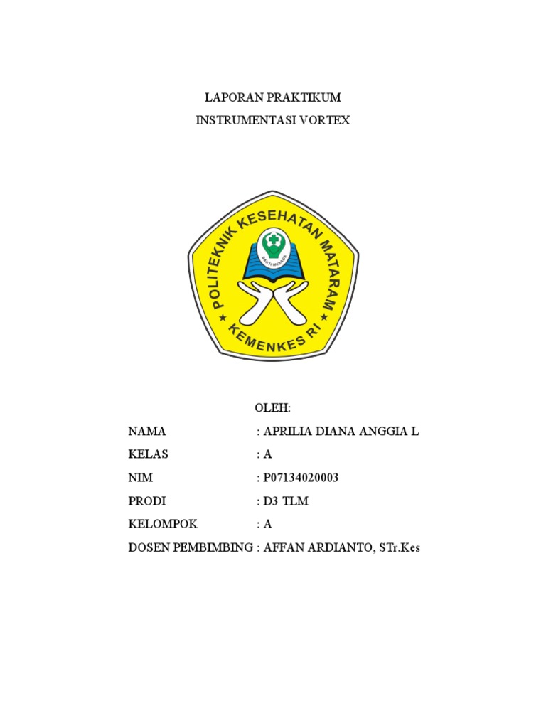 Laporan Praktikum Vortex | PDF