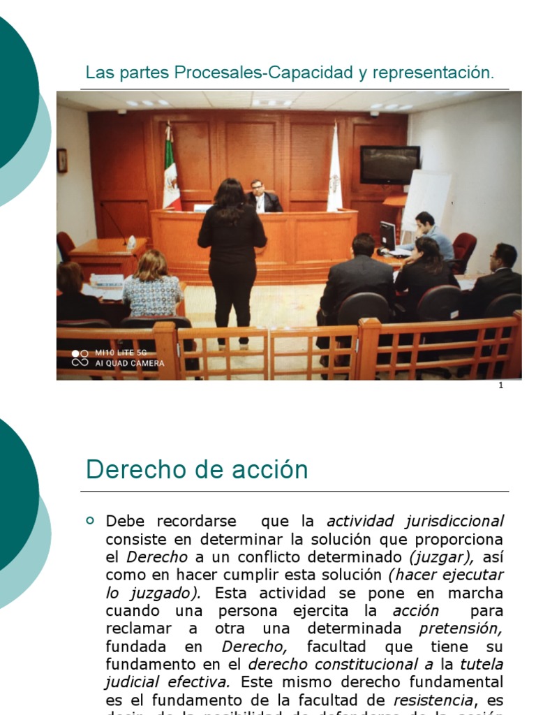 Clase 3 Partes Procesales Capacidad y Representacion | PDF | Ley ...
