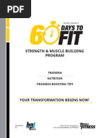 True Muscle Calendar | PDF | Body Shape | Determinants Of Health