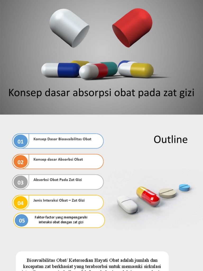 3 (Konsep Dasar Absorbsi Obat Pada Zat Gizi) | PDF