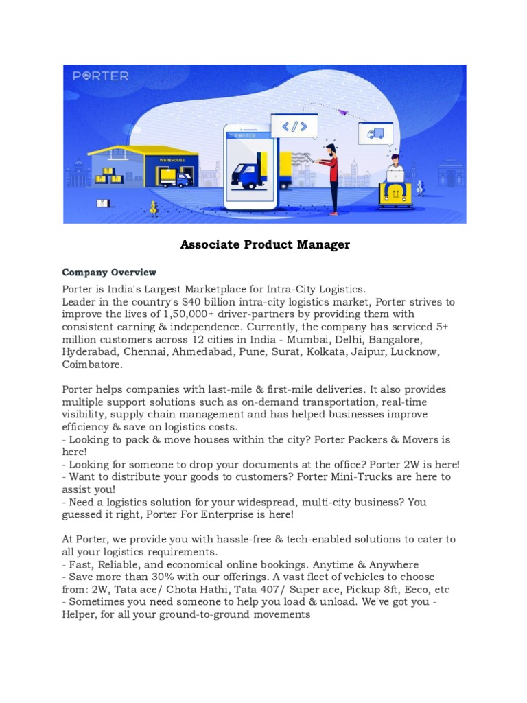 JD - Associate Product Manager | PDF | Logistics | Analytics