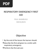 Basic PPT For First Aid Training | PDF | First Aid | Health Care