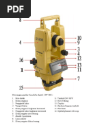 Bagian - Bagian Theodolite | PDF