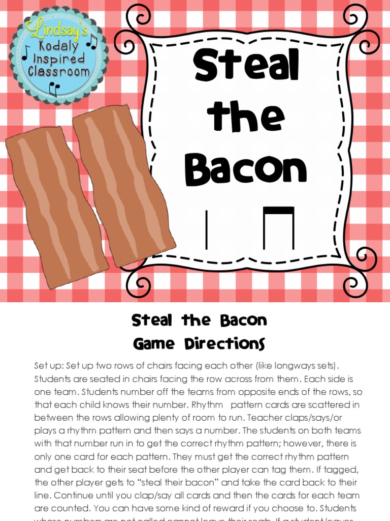 Steal The Bacon Ta Titi | PDF
