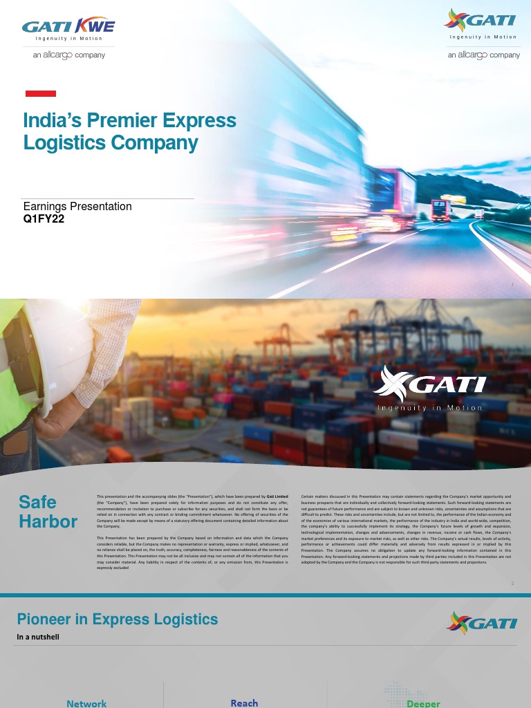 Logistics Company Q1FY22 Analysis | PDF | Equity (Finance) | Business