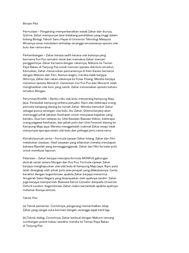 Binaan Plot | PDF