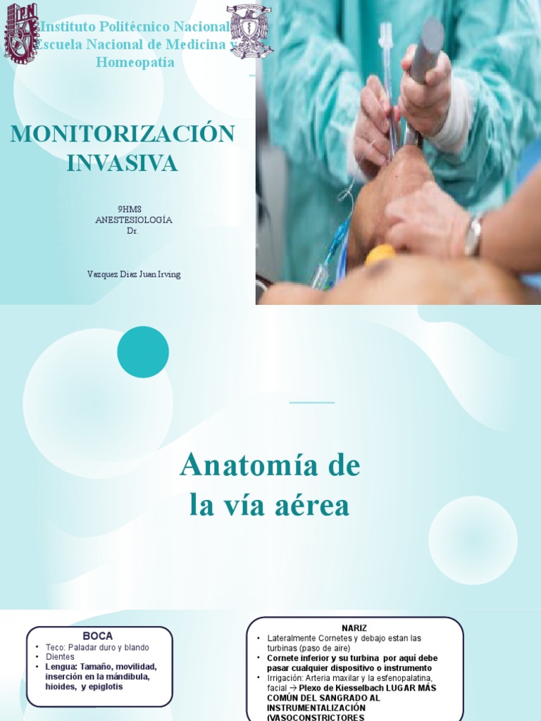 Monitorizacion Invasiva | PDF | Pulmón | Gases