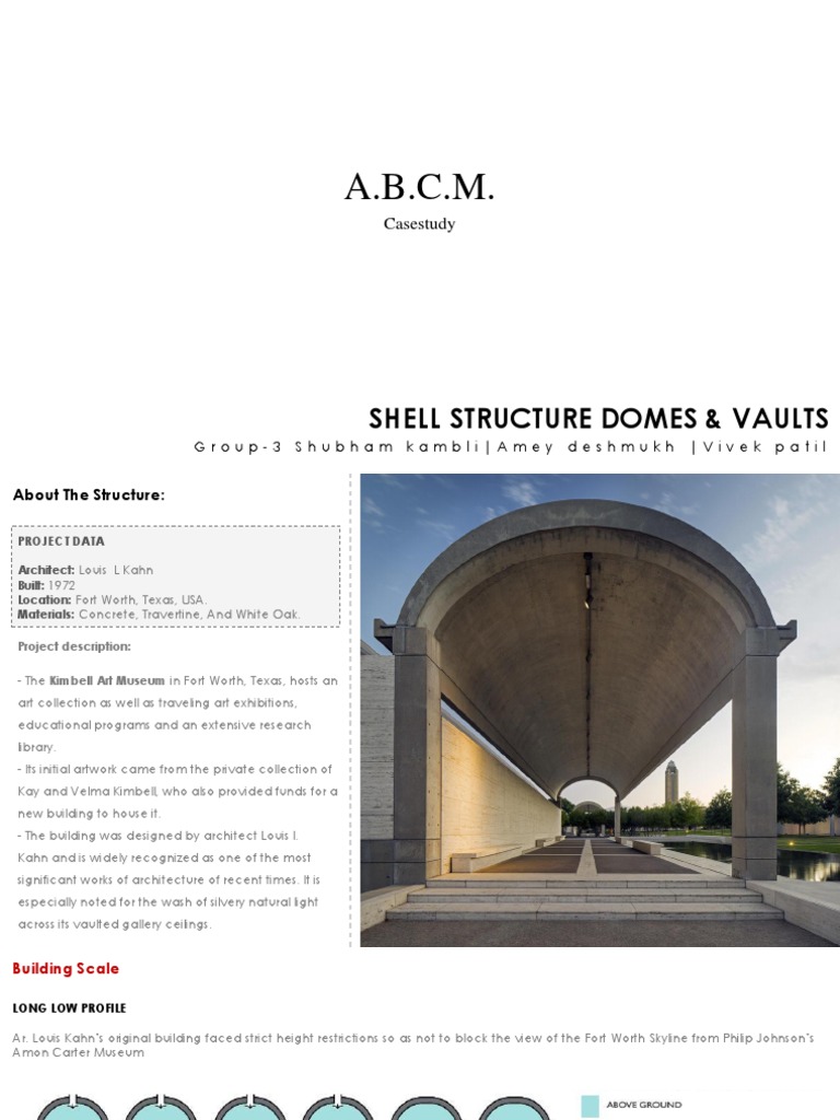 ABCM Dome & Shell Structure - CASE STUDY - Group B3 | PDF | Economic ...