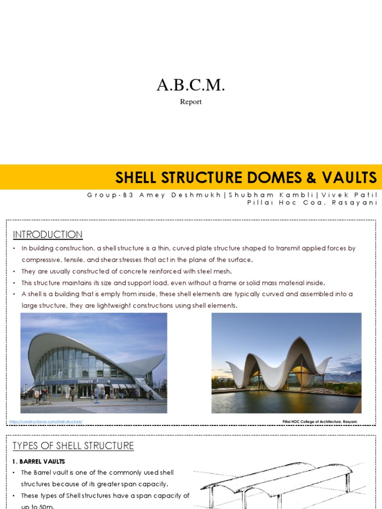 Understanding ABCM in Architecture | PDF | Dome | Vault (Architecture)
