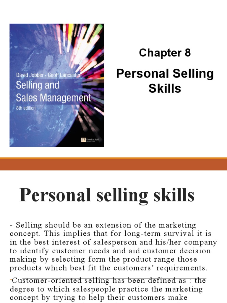 Personal Selling Skills | PDF | Sales | Business